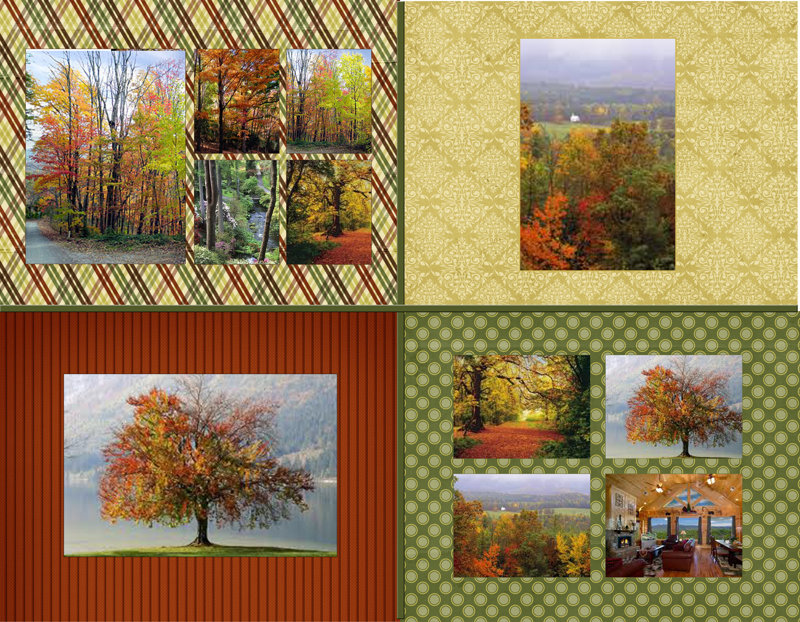 Photo Book Template: Autumn Landscape Template - Presto Yearbooks