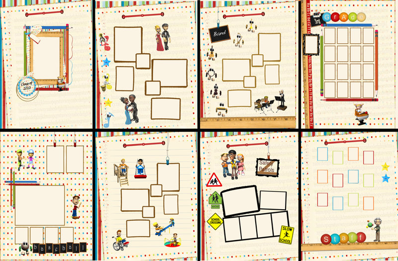 Photo Book Template Yearbook Bright World Template Presto Yearbooks
