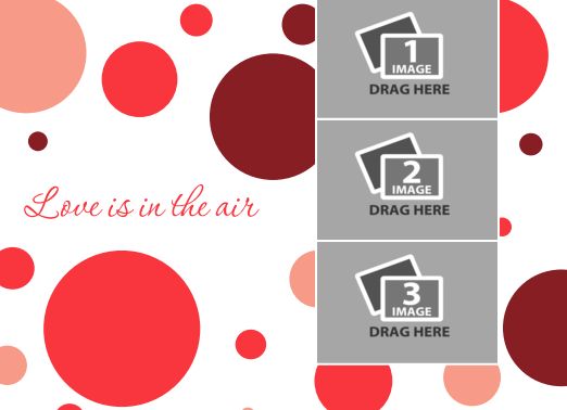 Photo Card Template: Love is in the Air Template - Presto Yearbooks